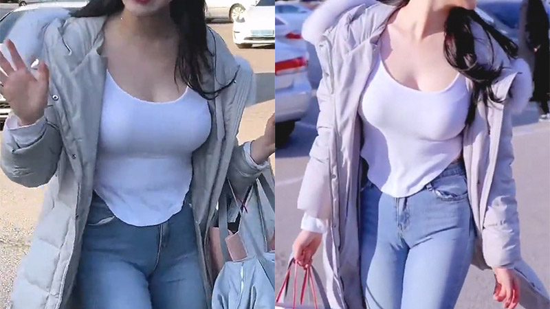 E-컵에 몸에 딱붙는 흰티입고 출근하는 미드 무빙이 남다른 치어리더 ㄷㄷ (영상) – issueiyagi
